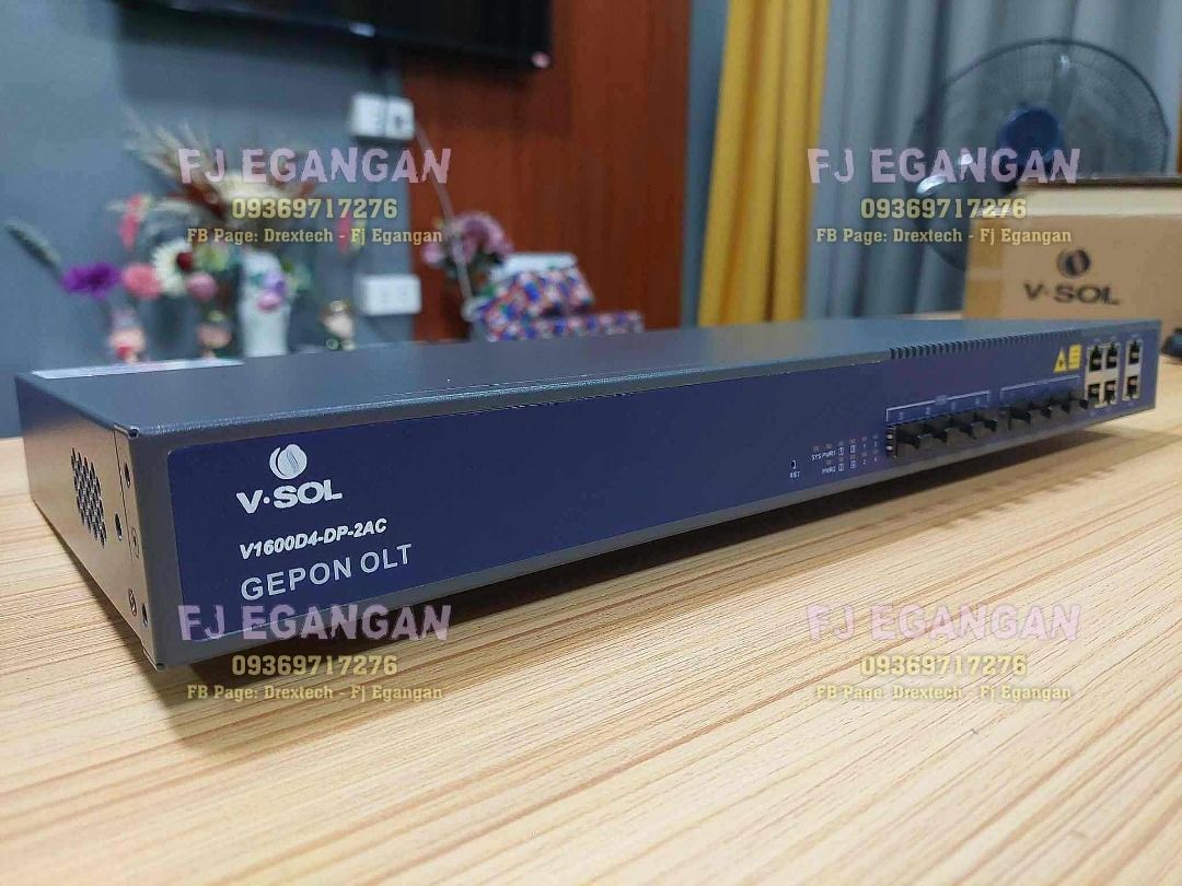 Vsol V1600D4-DP-2AC EPON OLT 4-Port EPON, Computers & Tech, Parts & Accessories, Networking on ...