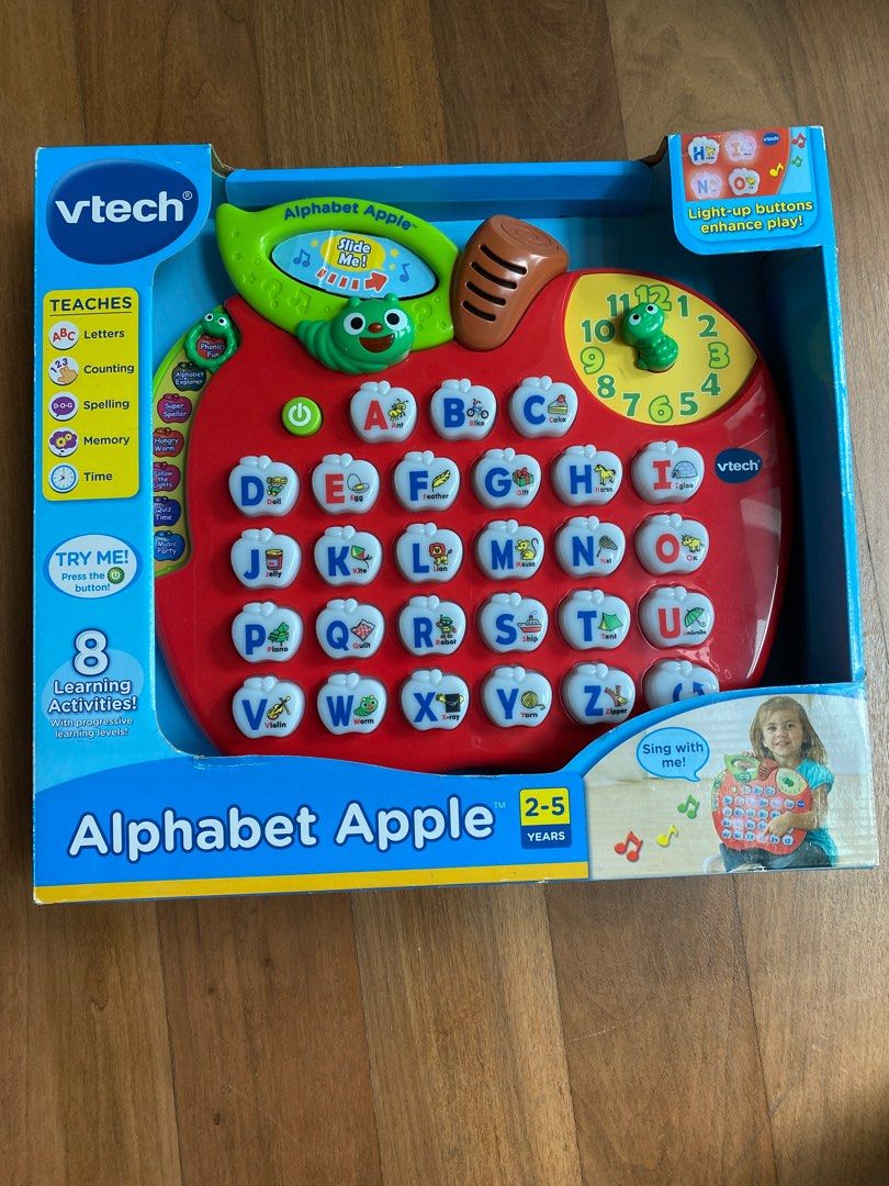 Vtech Alphabet Apple, Hobbies & Toys, Toys & Games on Carousell