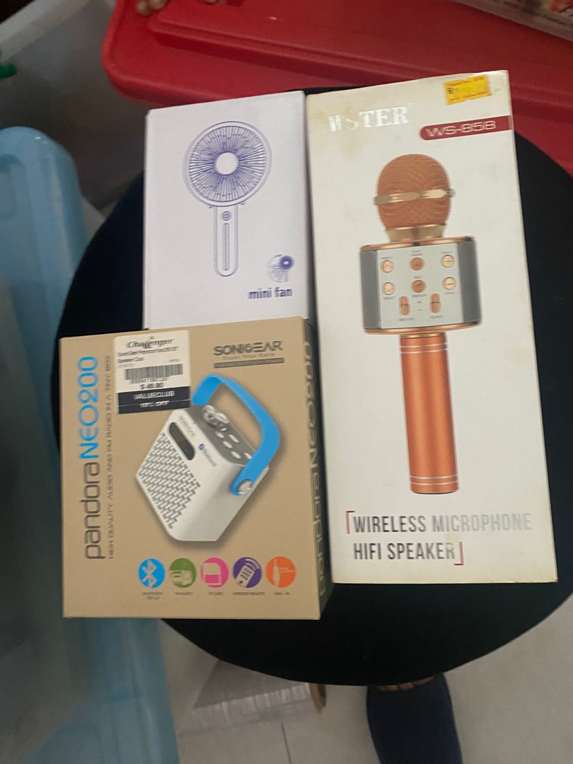 Wireless Microphone, portable fan and radio, Mobile Phones & Gadgets ...