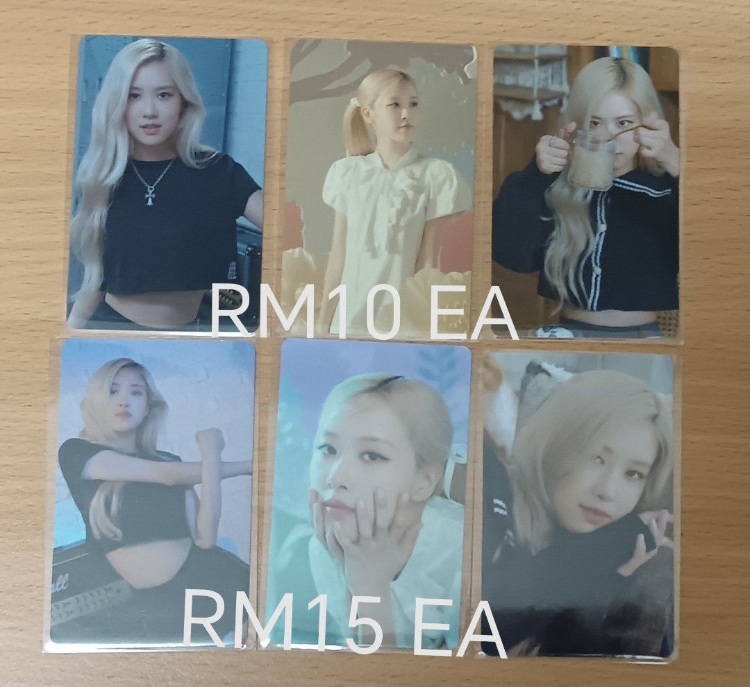 WTS BLACKPINK ROSE BPTG OFFICIAL PC, Hobbies & Toys, Collectibles ...