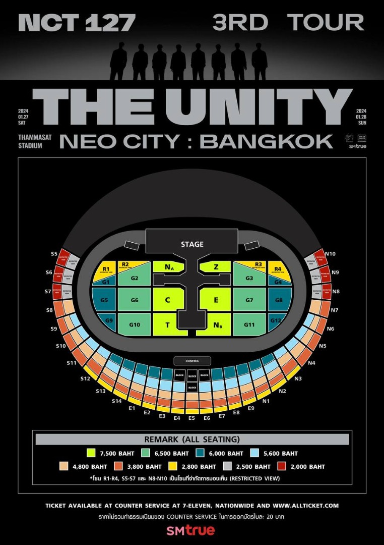 [WTSTICKETSERVICE] NCT BANGKOK THE UNITY NEO CITY TICKET SERVICE ...