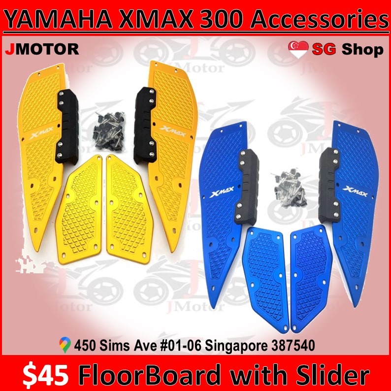 xmax v2 floorboard no need drill hole, Motorcycles, Motorcycle ...