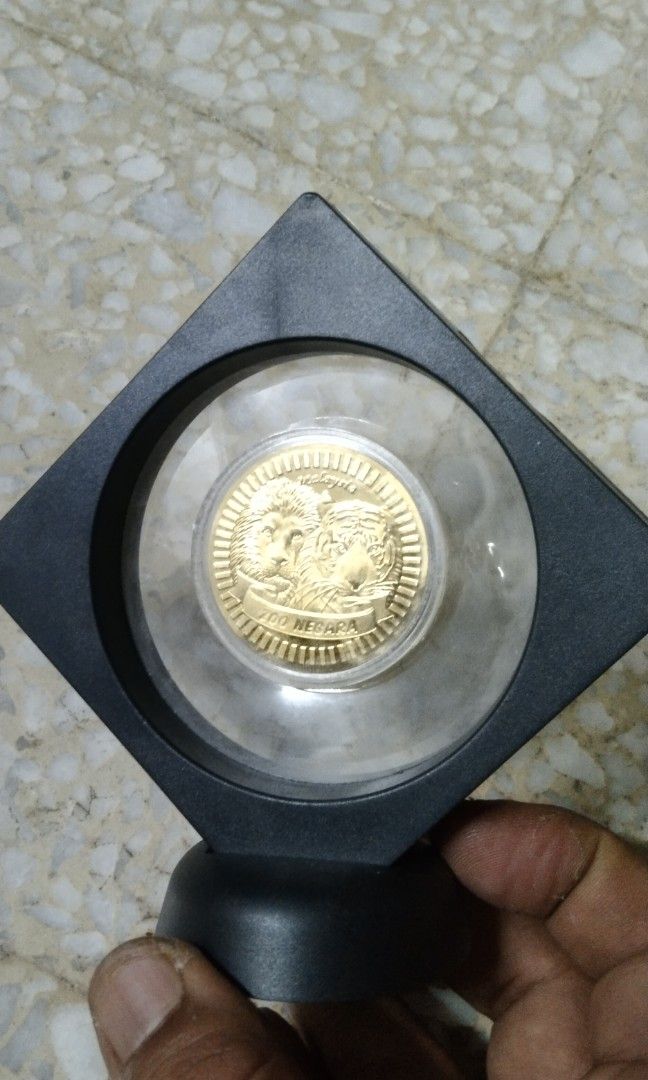 Zoo Negara Gold collectibles coin.. RM50.. cod Sri Rampai.. postage DFOD JnT, Hobbies & Toys ...