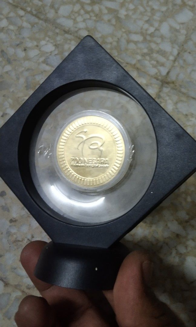 Zoo Negara Gold collectibles coin.. RM50.. cod Sri Rampai.. postage DFOD JnT, Hobbies & Toys ...