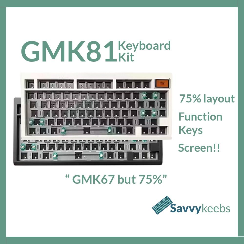 Zuoya GMK81 VIA compatible Custom Barebones Keyboard Kit (GMK67 but ...