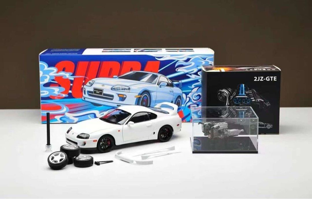 1:18 Toyota Supra MK4, Hobbies & Toys, Toys & Games on Carousell