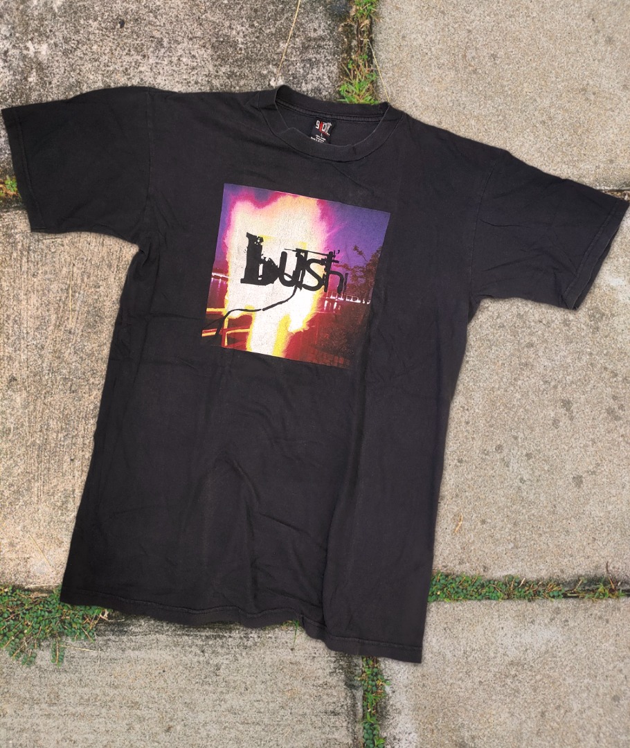1996 Bush Razorblade Suitcase By GIANT Band Tshirt, Men's Fashion, Tops ...