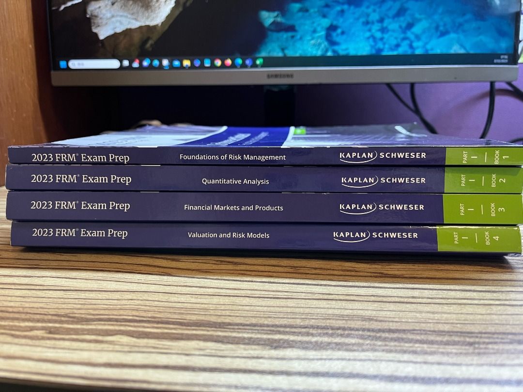 2023 FRM Exam Part 1 Schweser textbooks (Full set), Hobbies & Toys, Books & Magazines, Textbooks ...