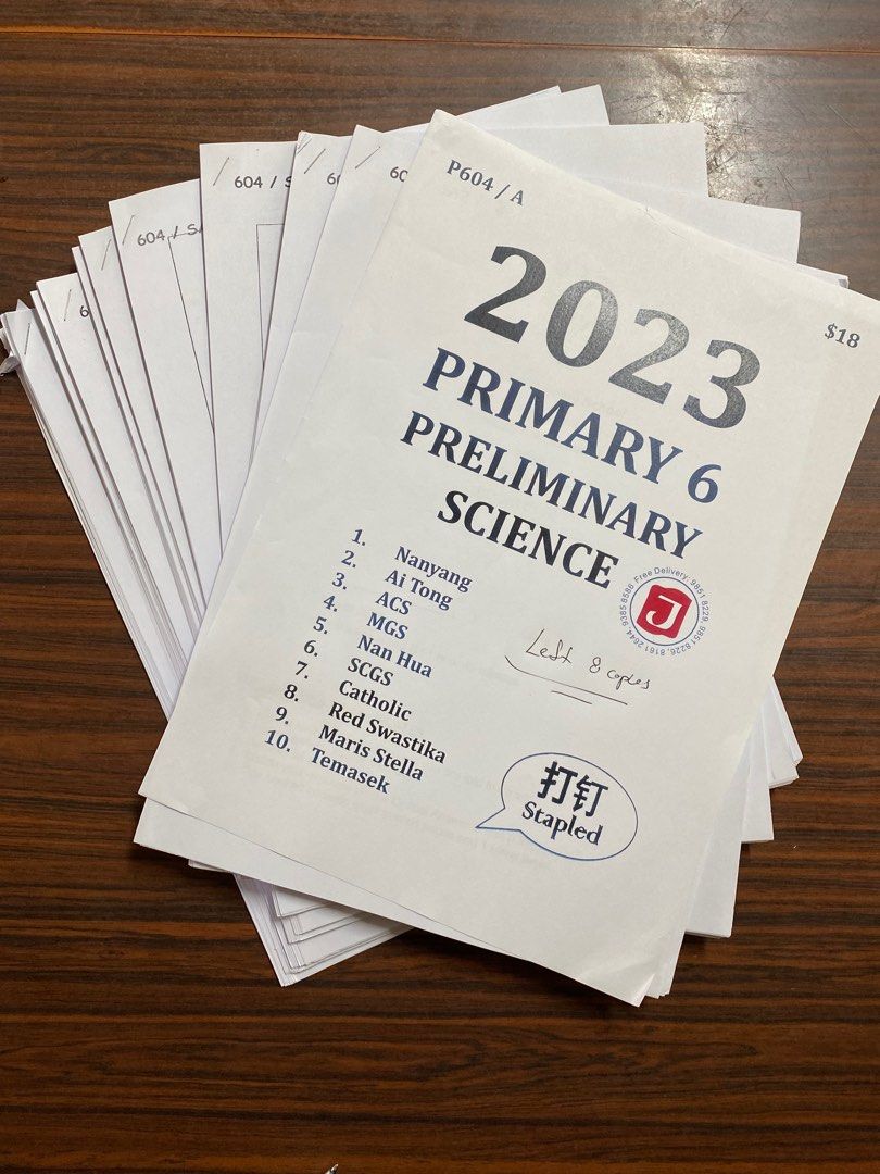 2023 Pri 6 Sci exam paper, Hobbies & Toys, Books & Magazines ...