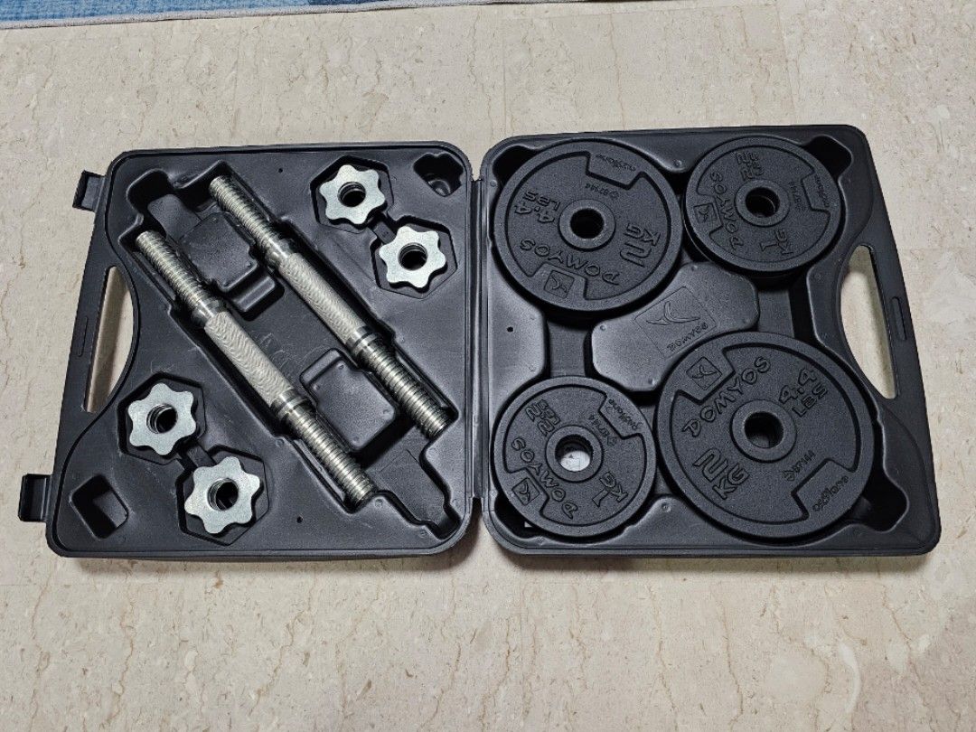 20 kg Weight Training Dumbbell Kit, Sports Equipment, Exercise ...