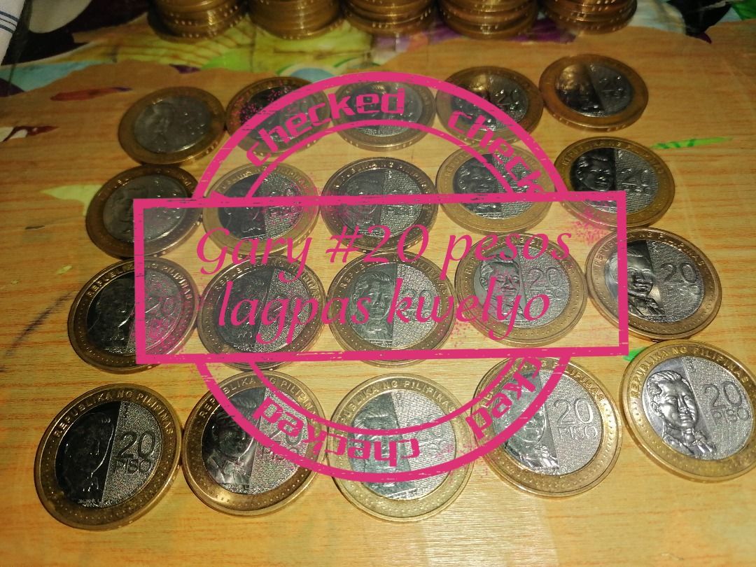 20 pesos coins lagpas kwelyo, Hobbies & Toys, Memorabilia ...