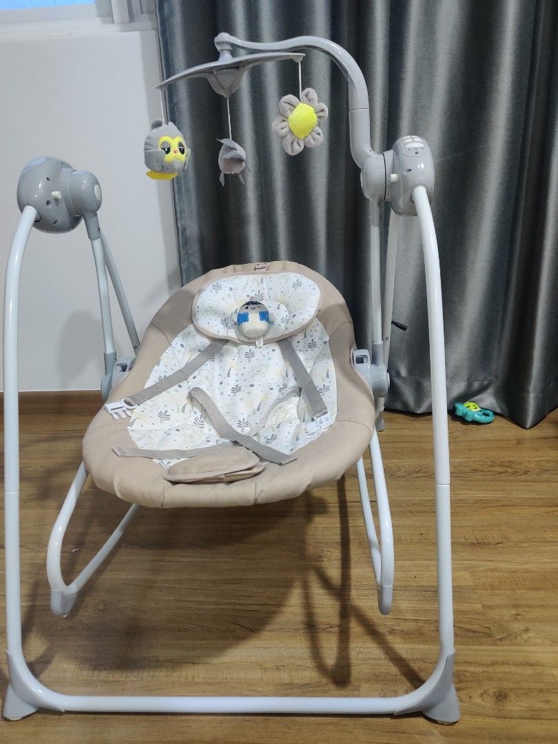 3 in 1 baby auto swing with remote control and 3 recline positions ...