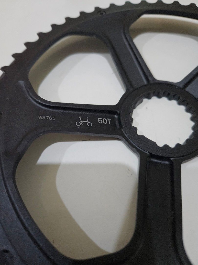 50T Brompton T Line Chainring, Sports Equipment, Bicycles & Parts ...