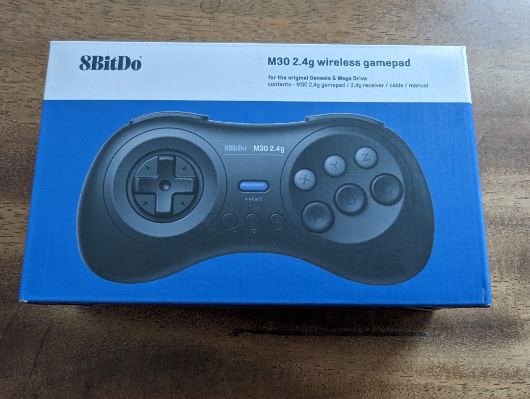 8BitDo M30 2.4g Wireless Gamepad for Mega Drive - As New - Controller ...