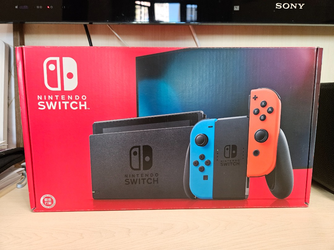 (99%新) Nintendo Switch 大電版 有盒全套齊, 電子遊戲, 電子遊戲機, Nintendo 任天堂 - Carousell