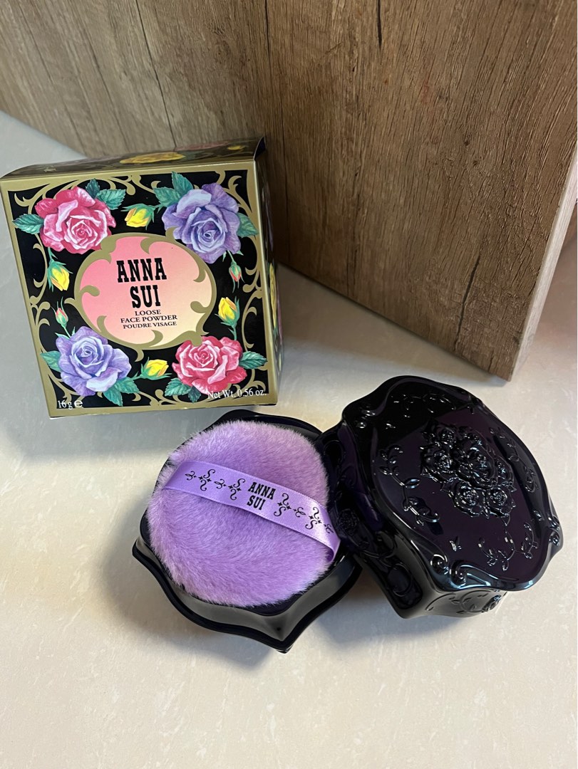 日本品牌 Anna Sui Loose Face Powder 粉餅 補妝 定妝碎粉 散粉 細緻柔滑 持久不脫妝色號#700 防水 防汗 防 ...