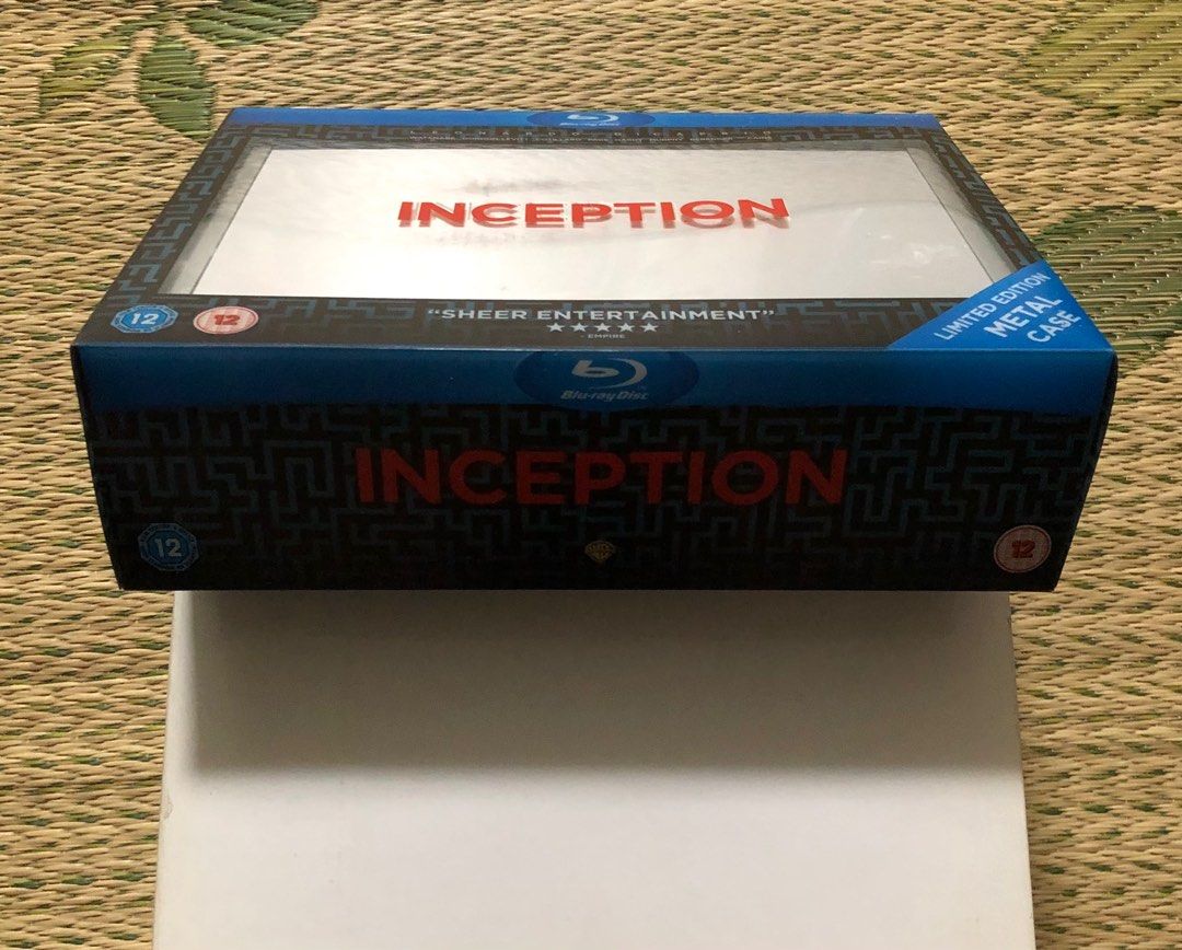 潛行凶間 INCEPTION BLU-RAY METAL BRIEFCASE LIMITED EDITION 限量版 金屬公事喼藍光/DVD ...
