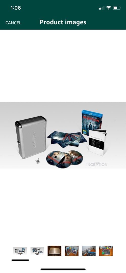 潛行凶間 INCEPTION BLU-RAY METAL BRIEFCASE LIMITED EDITION 限量版 金屬公事喼藍光/DVD ...