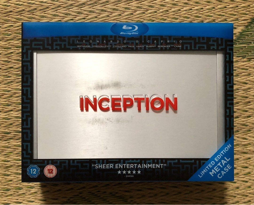 潛行凶間 INCEPTION BLU-RAY METAL BRIEFCASE LIMITED EDITION 限量版 金屬公事喼藍光/DVD ...