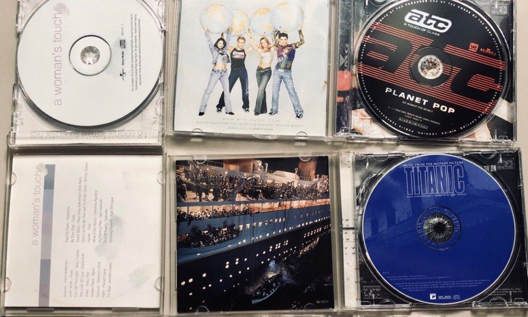 💿 Original Titanic , ATC, famous singers CD, Hobbies & Toys, Music ...