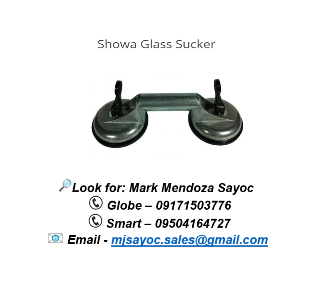 " SHOWA " GLASS SUCKER, Commercial & Industrial, Construction Tools ...