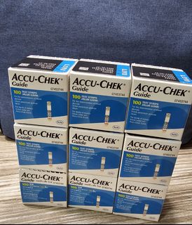 Accu-Chek (100 strips/box), Health & Nutrition, Medical Supplies ...