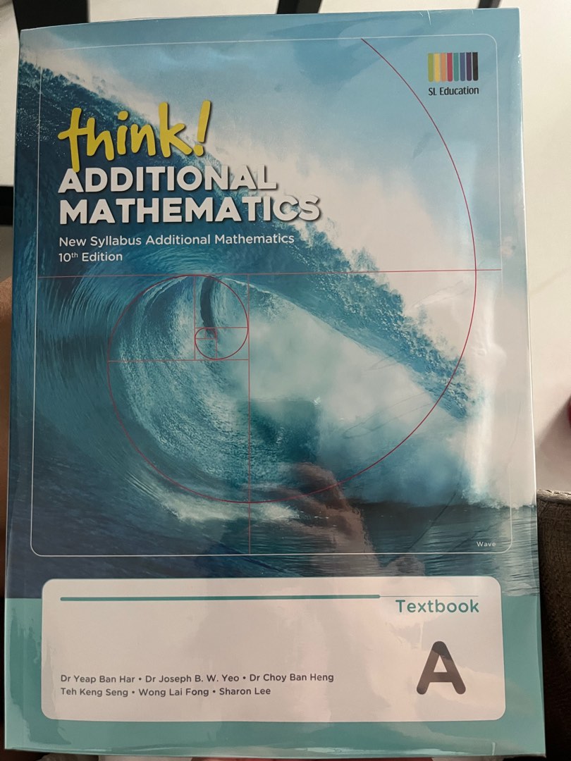 Additional Mathematics Textbook A&B, Hobbies & Toys, Books & Magazines ...