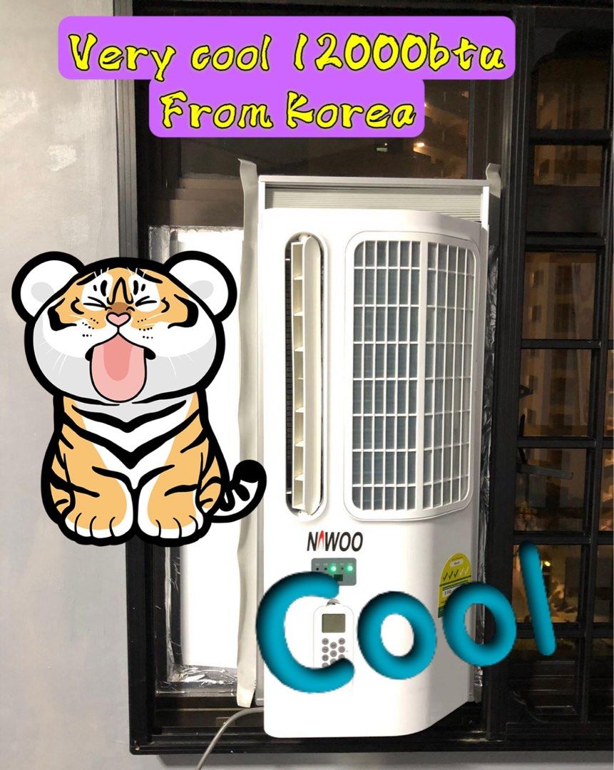 aircon 12000btu inverter casement, TV & Home Appliances, Air ...