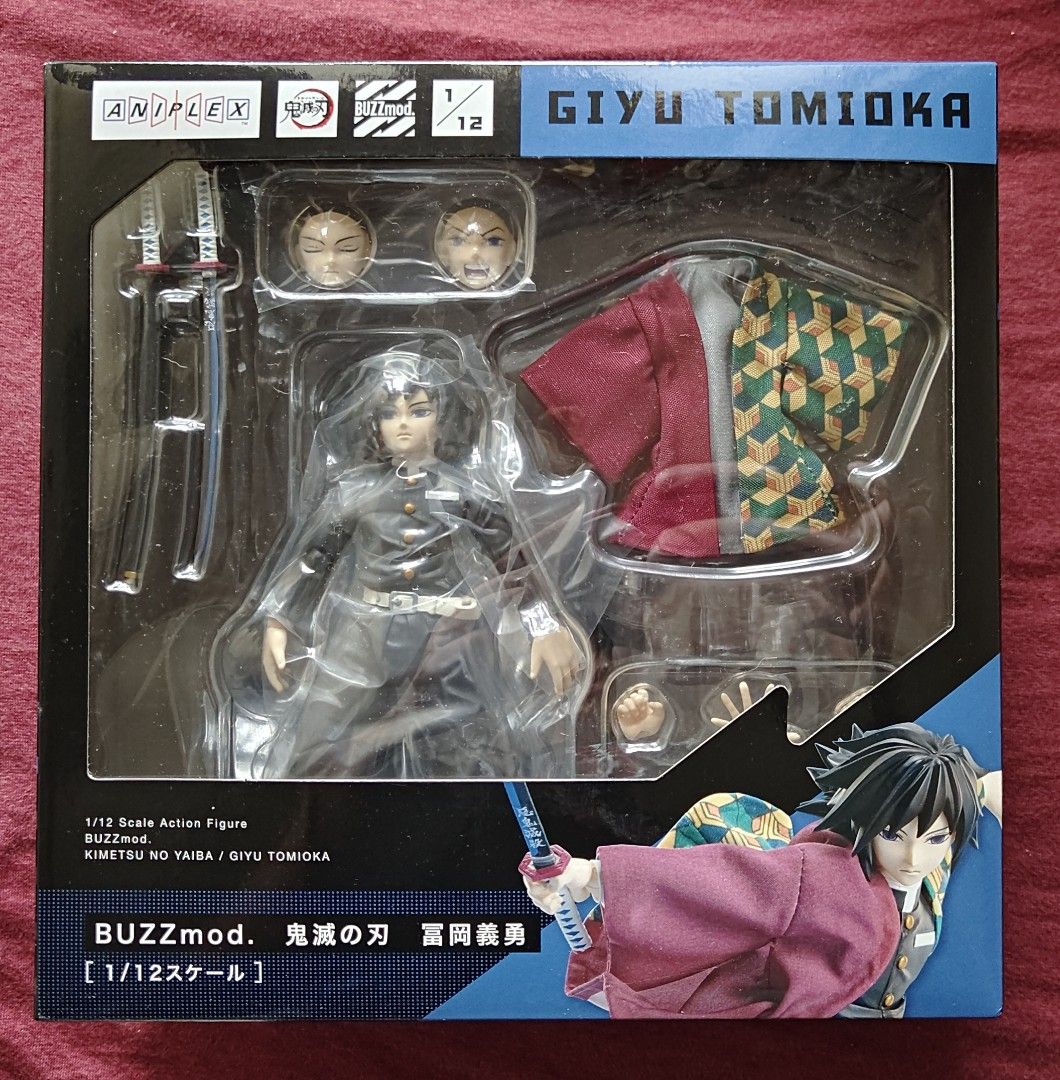 「現貨」aniplex buzzmod 1/12 鬼滅之刃 富岡義勇 水柱 bandai shf figma, 興趣及遊戲, 玩具 & 遊戲類 ...