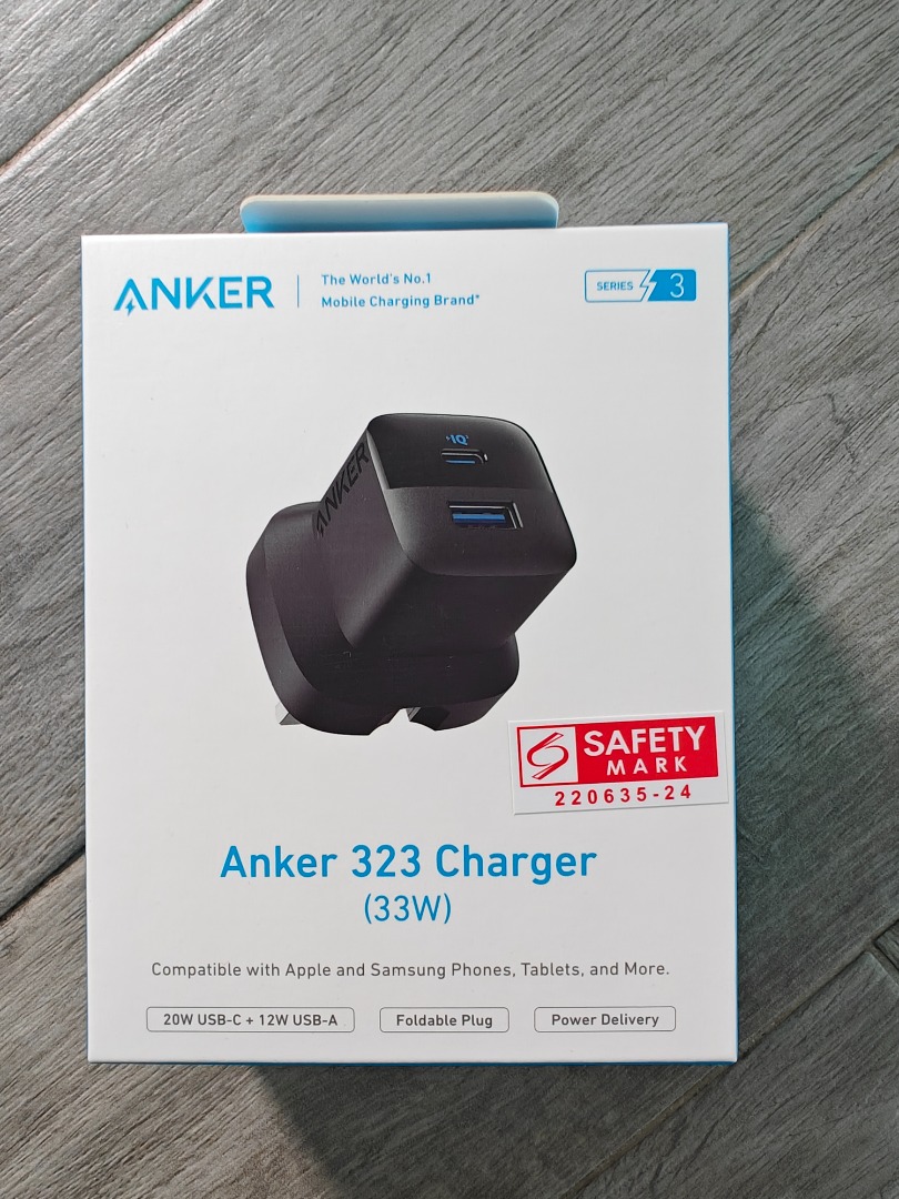 Anker 33w foldable charger BNIB, Mobile Phones & Gadgets, Mobile ...