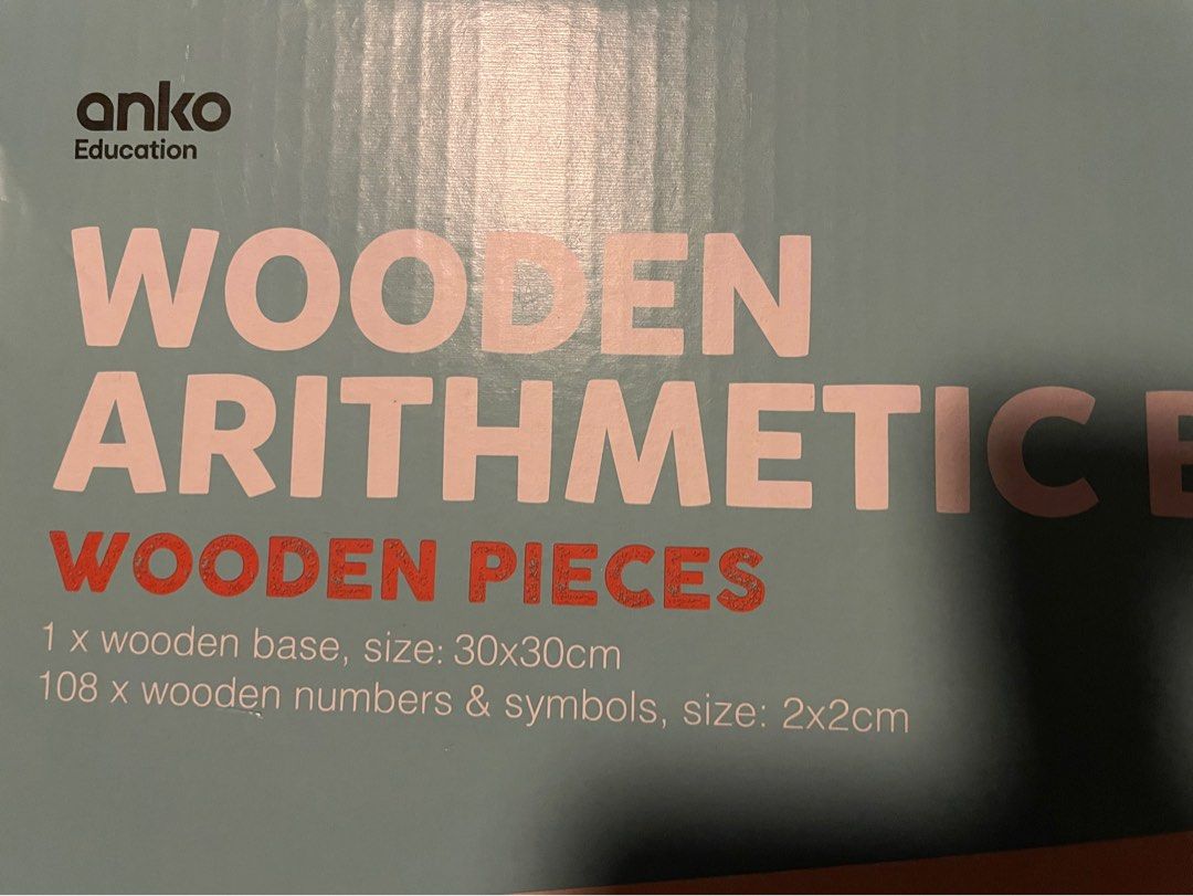 Anko Wooden Arithmetic Board 1 to 100, Hobbies & Toys, Toys & Games on ...