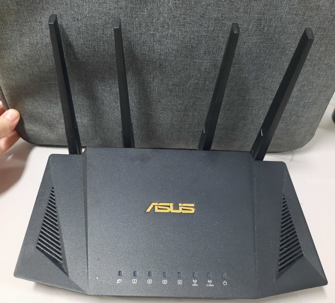 ASUS AX3000 Dual band WiFi router, Computers & Tech, Parts ...