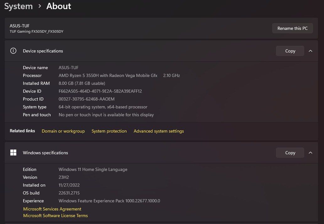 Asus Laptop Tuf Gaming Computers Tech Laptops Notebooks On Carousell