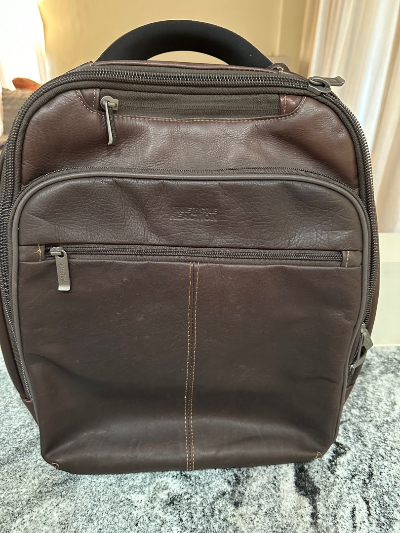 Year End Sale! Authentic Kenneth Cole Genuine Leather Backpack/Laptop ...