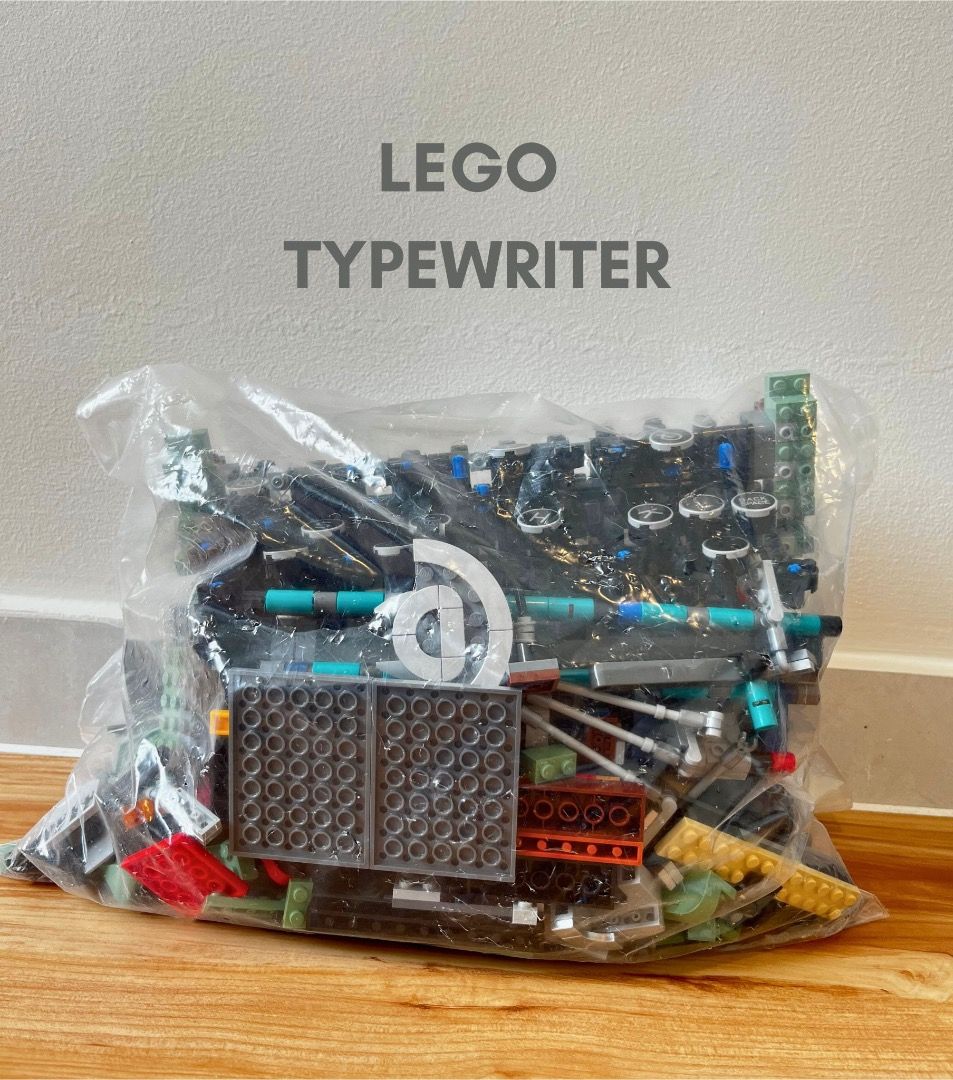 Authentic Lego Typewriter, Hobbies & Toys, Toys & Games on Carousell