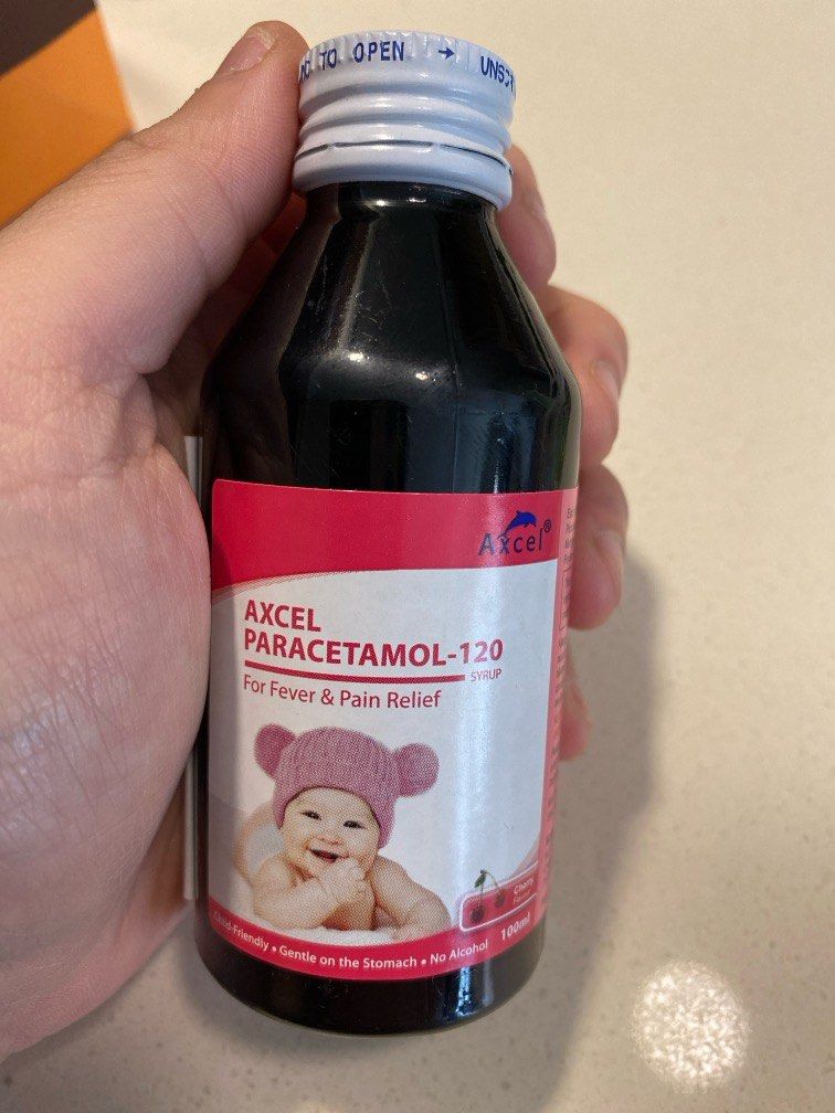 Axel Paracetamol -120 Cherry 100ml, Health & Nutrition, Medical ...