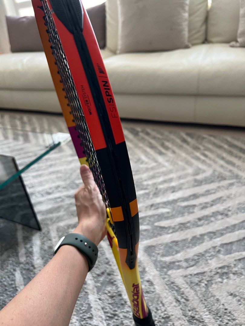 Babolat Pure Aero Rafa w strings and bag, Sports Equipment, Sports ...