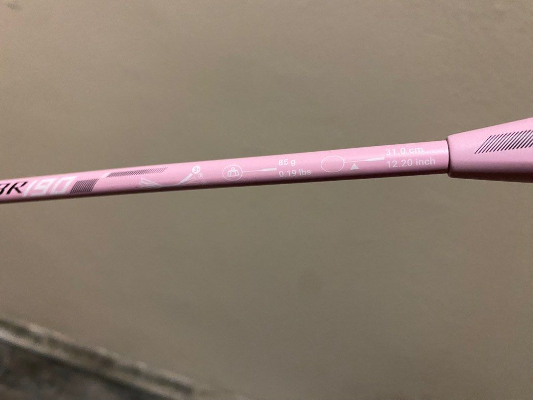 Badminton Racket BR190 - Pink, Sports Equipment, Sports & Games, Racket ...