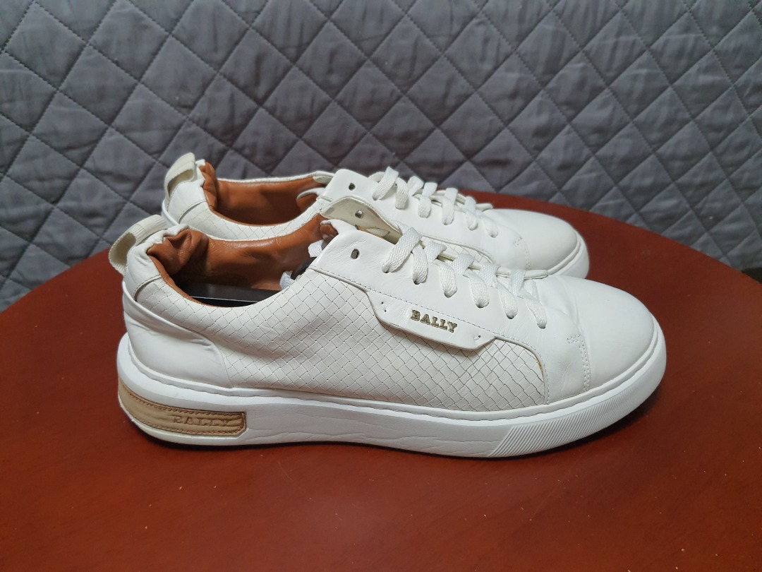 Bally Men White Sneaker, Men's Fashion, Footwear, Sneakers on Carousell