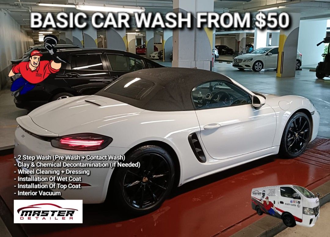 BASIC CAR WASH, Car Accessories, Car Workshops & Services on Carousell