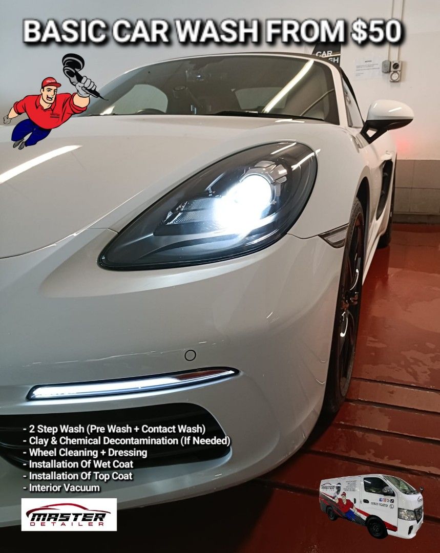 BASIC CAR WASH, Car Accessories, Car Workshops & Services on Carousell