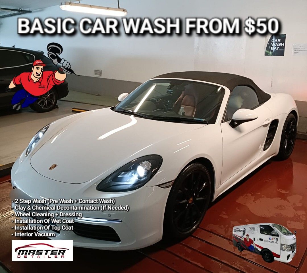 BASIC CAR WASH, Car Accessories, Car Workshops & Services on Carousell