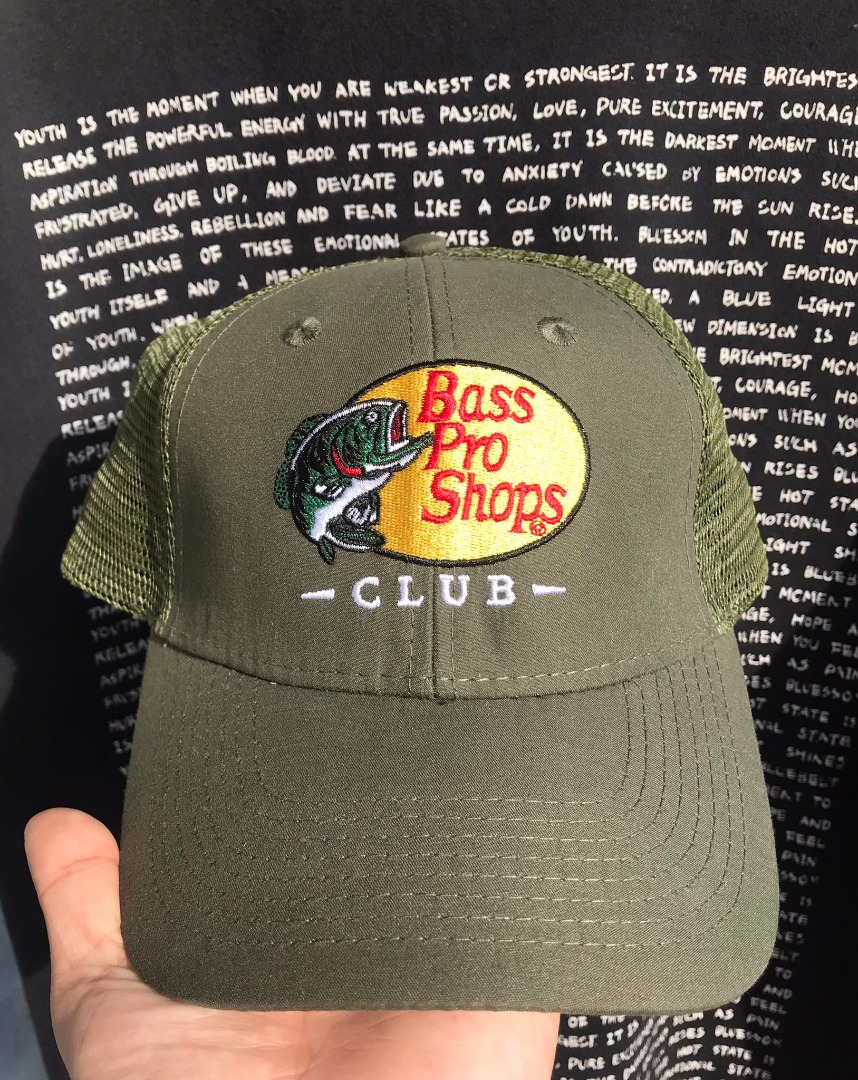 BASS PRO CLUB TRUCKER HAT, Men's Fashion, Watches & Accessories, Caps ...