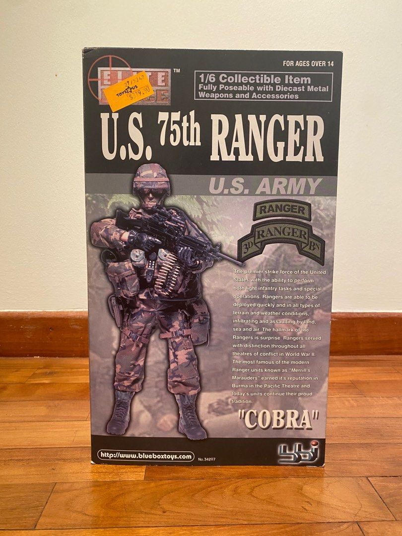 BBi Elite Force US 75th Ranger Action Figure, Hobbies & Toys, Toys ...
