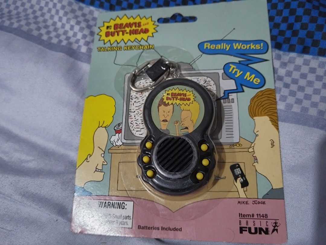 Beavis and Butthead Talking Keychain, Hobbies & Toys, Memorabilia & Collectibles, Vintage ...