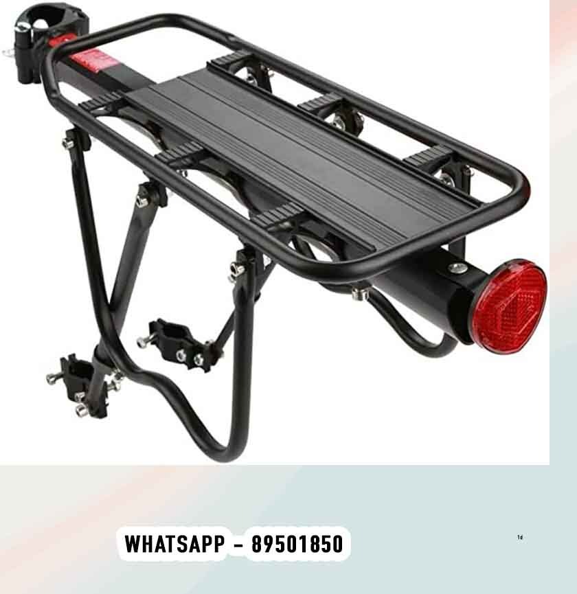 Bicycle Luggage Carrier, Powerful 50kg/110lb High Load High Strength ...