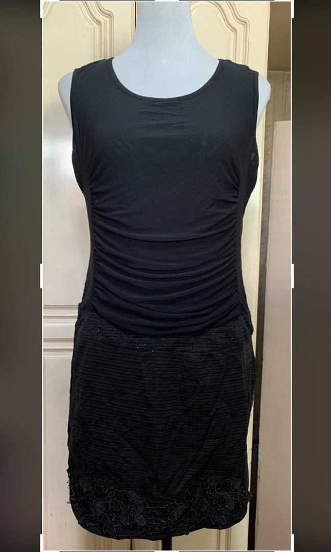 Black Simple Dress, Women's Fashion, Dresses & Sets, Dresses on Carousell