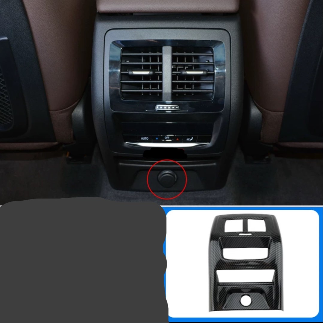 BMW X3 G01 Rear Air Vent carbon fiber cover, Car Accessories ...