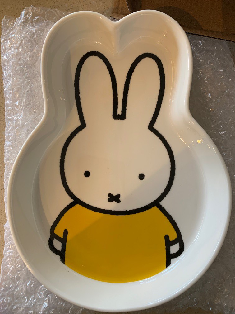 BN Miffy shaped ceramic serving plate, Furniture & Home Living ...