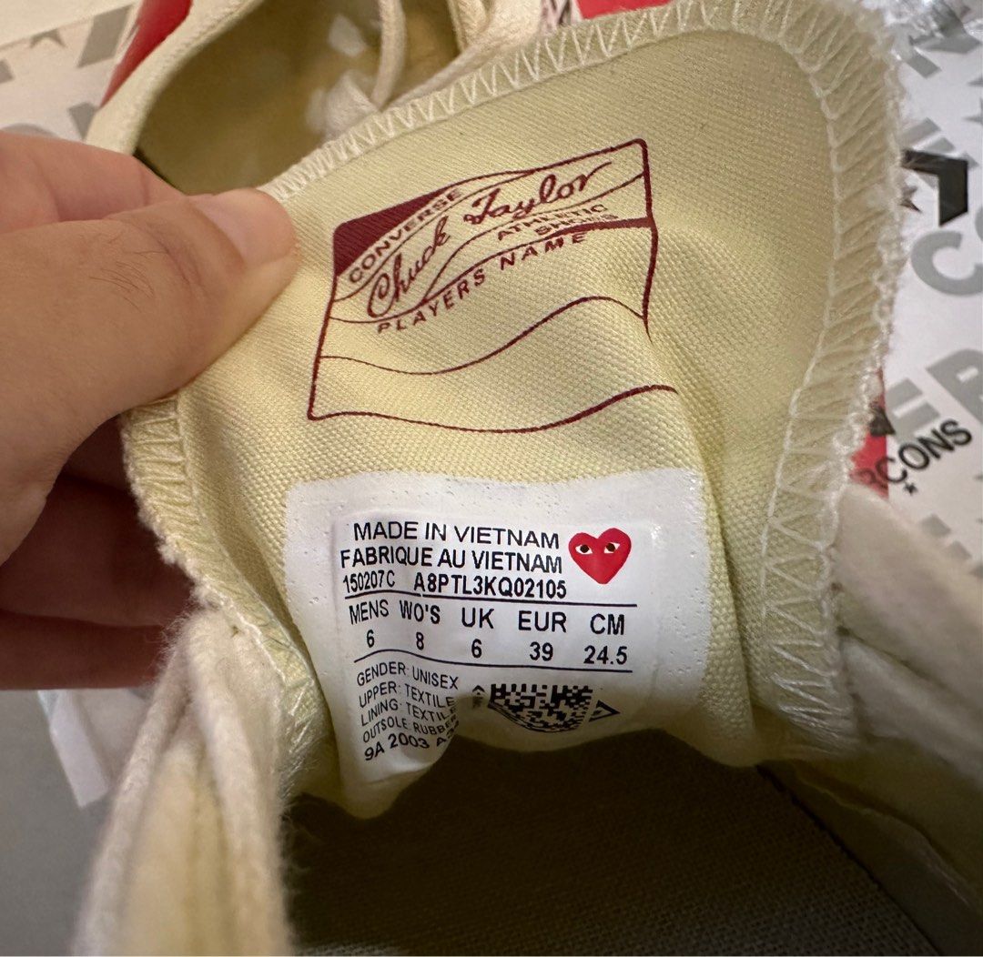 Brand new original CDG converse, Women's Fashion, Footwear, Sneakers on ...